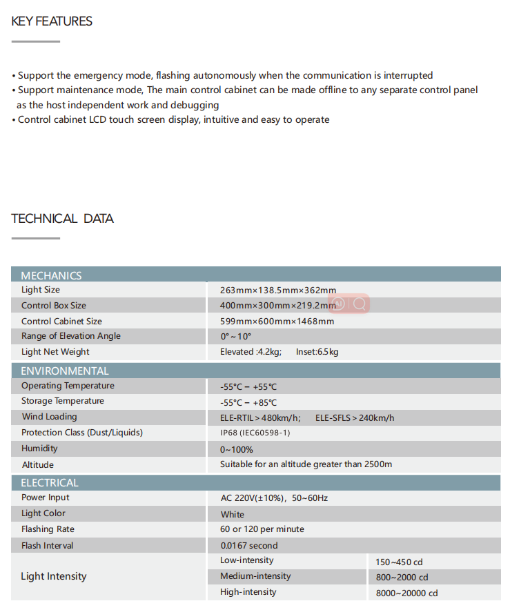 Sequential Flash Light(Halogen)